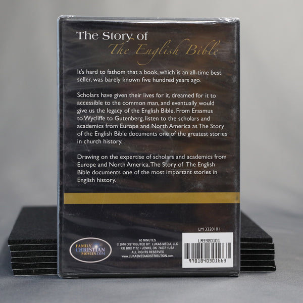 The Story of the English Bible (DVD) - Biblical Heritage Exhibit