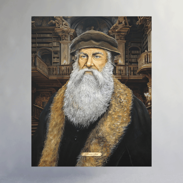 Oil Portrait Series with Faux Nameplate - Theodore Beza - Biblical ...