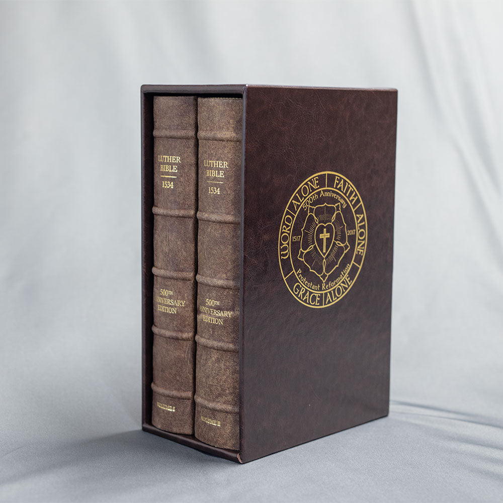 Luther Bible - 1534 Octavo Edition Facsimile 2-Volume Set - Biblical ...