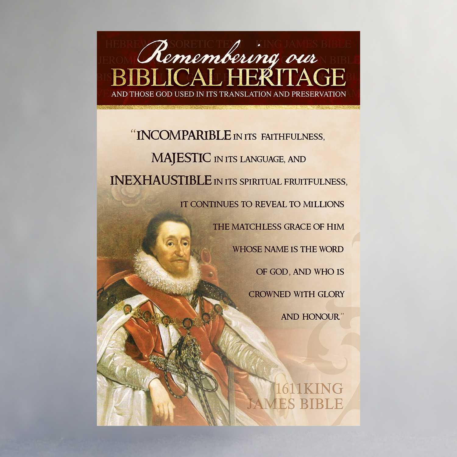 24" x 36" Biblical Heritage Poster Series - Entire Series (12 posters ...