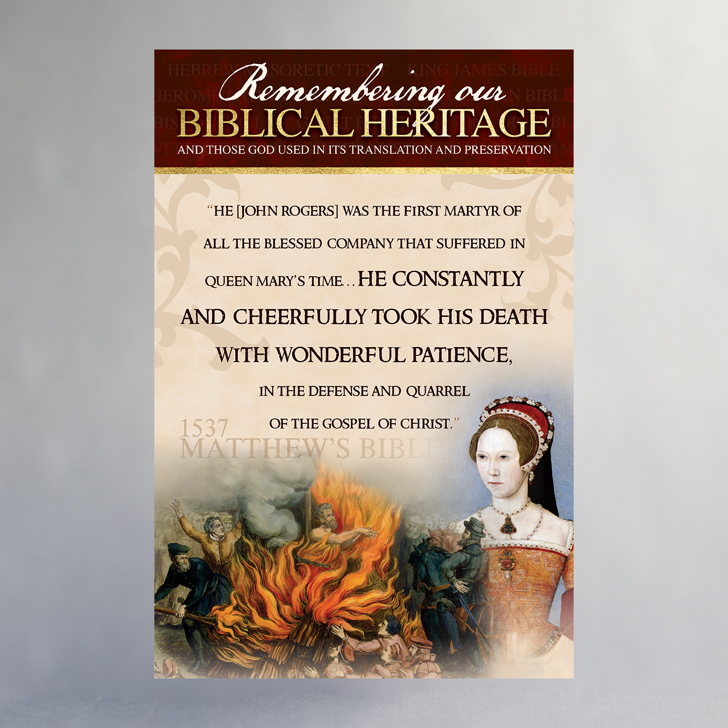 24" x 36" Biblical Heritage Poster Series - Entire Series (12 posters ...