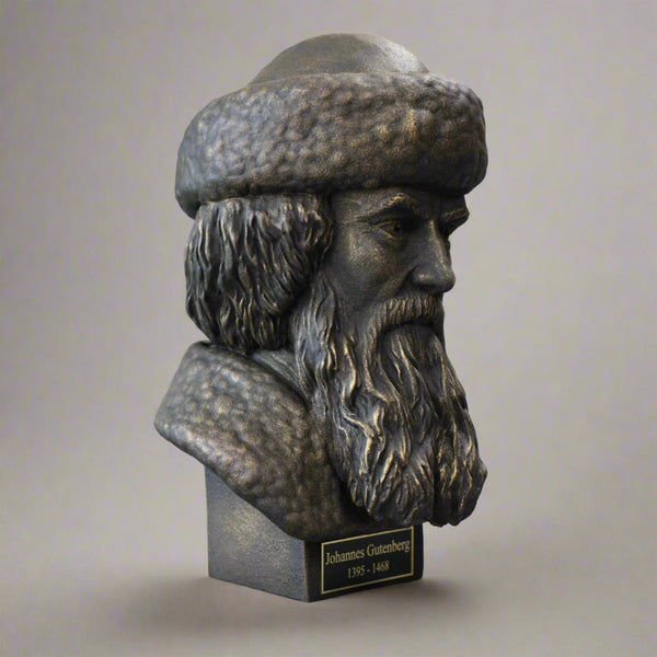 Johannes Gutenberg - Sculpture - Biblical Heritage Exhibit