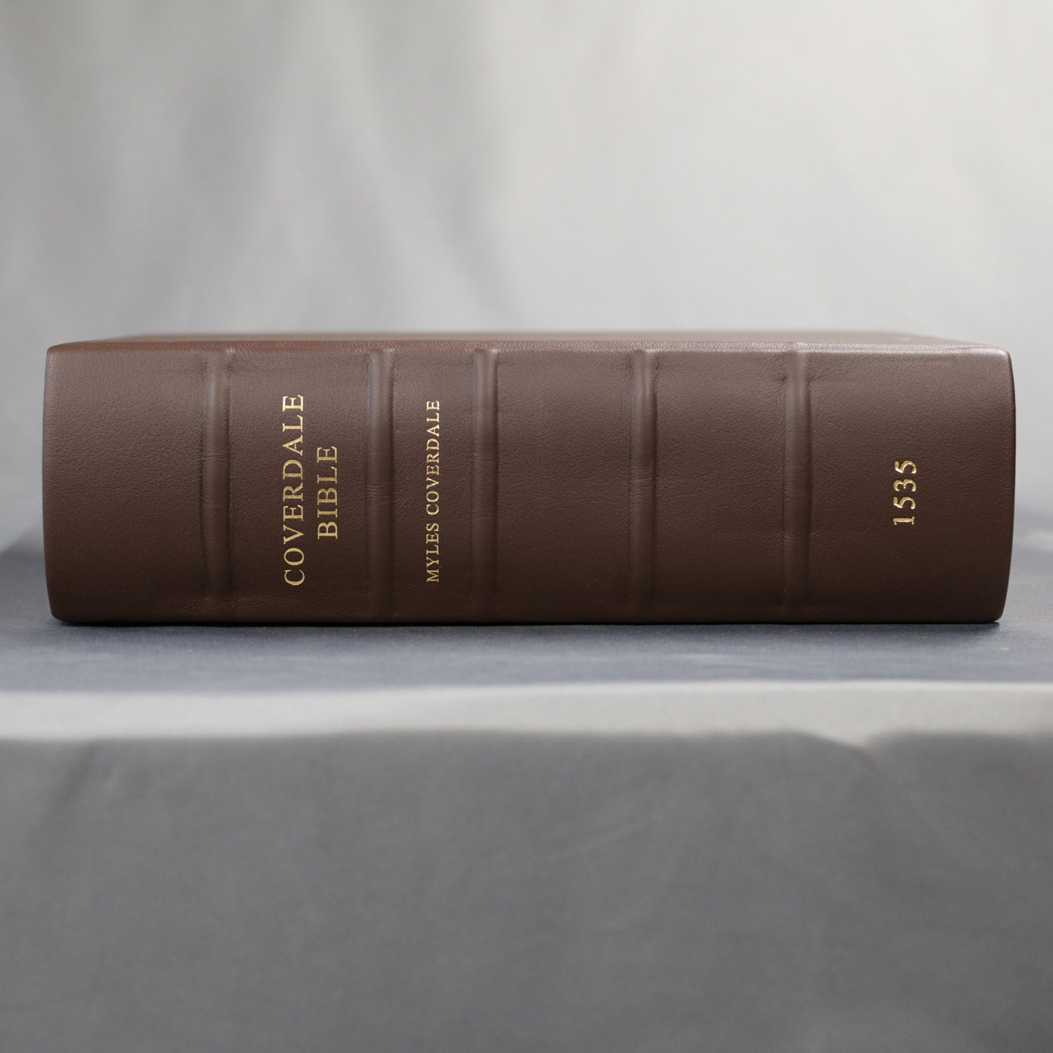 Coverdale Bible - 1535 First Edition Facsimile Elmo Brown Leather ...