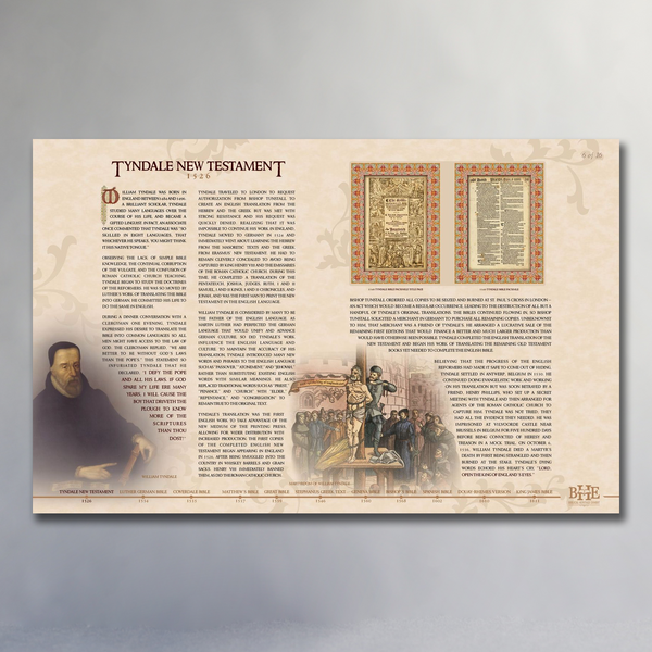36” x 24” Portfolio Poster Series - Tyndale New Testament - Biblical ...